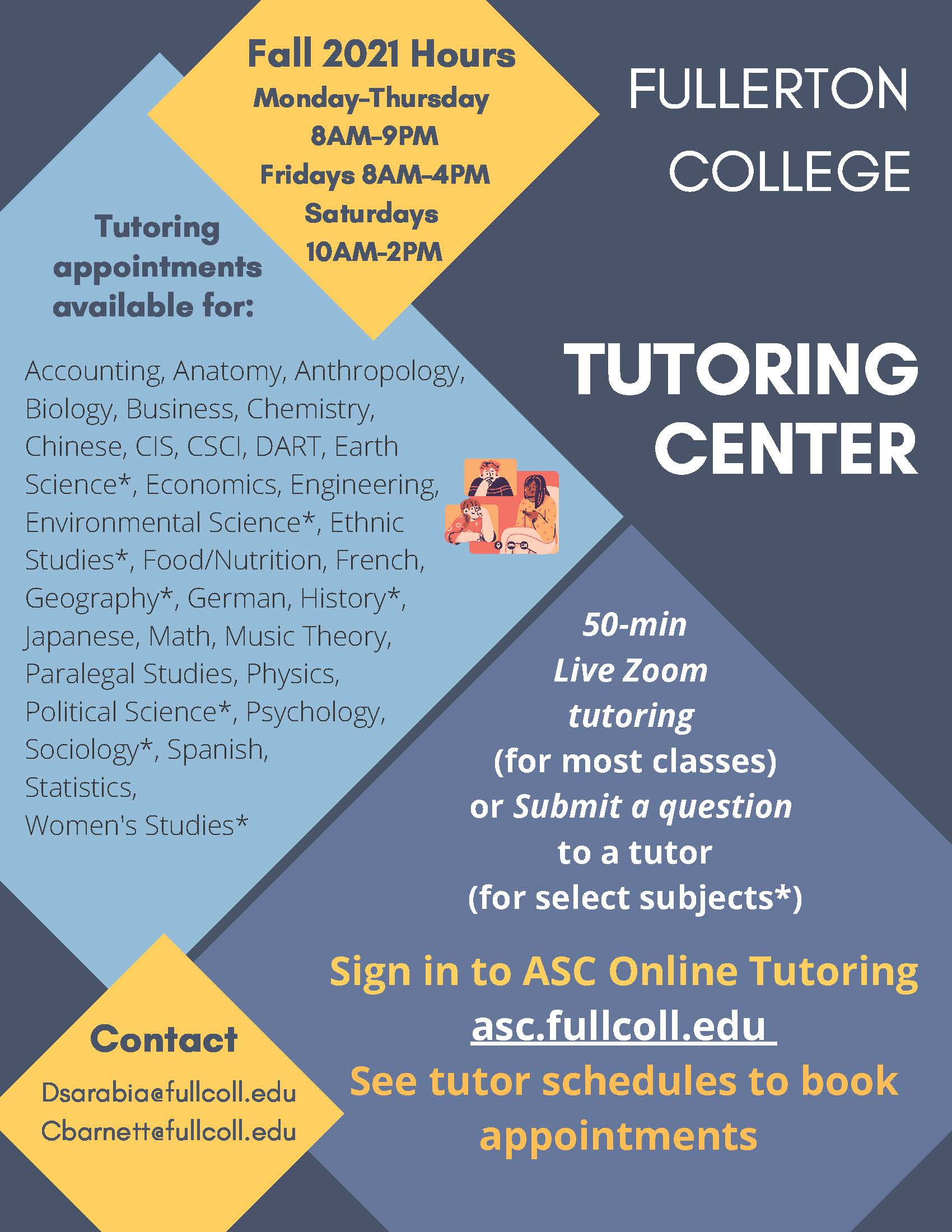 Tutoring Center | Academic Support Center