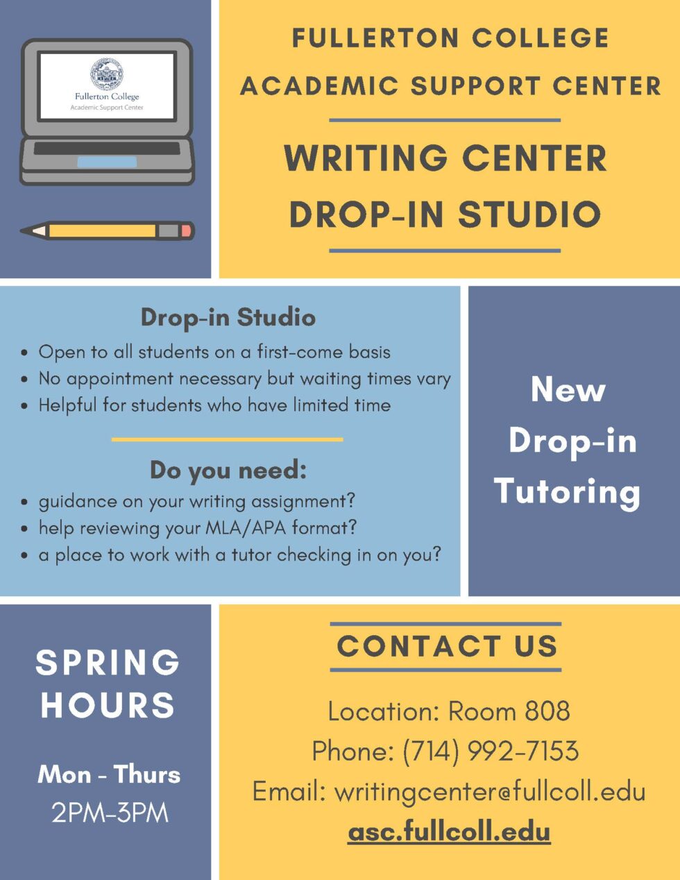 Writing Center | Academic Support Center