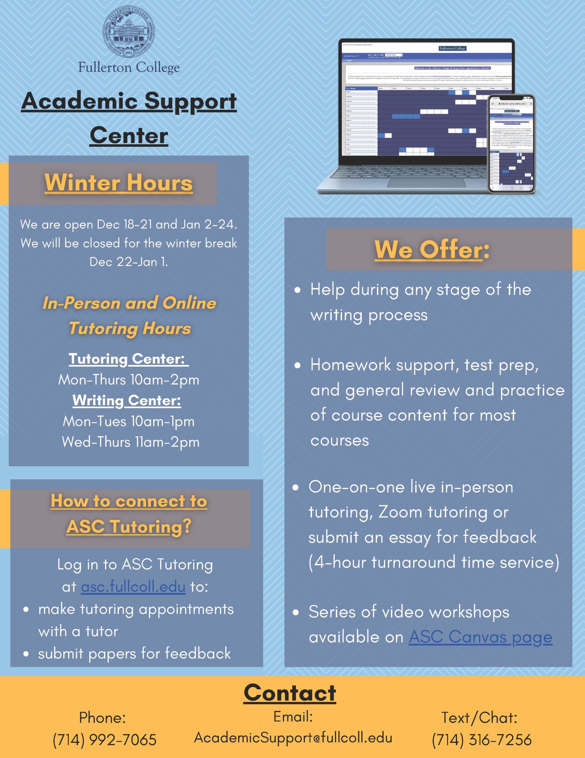 Academic Support Center | The ASC provides services to promote student ...