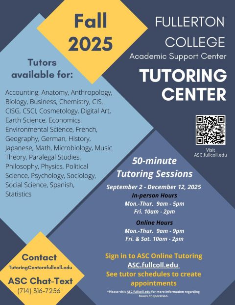 Tutoring Center | Academic Support Center